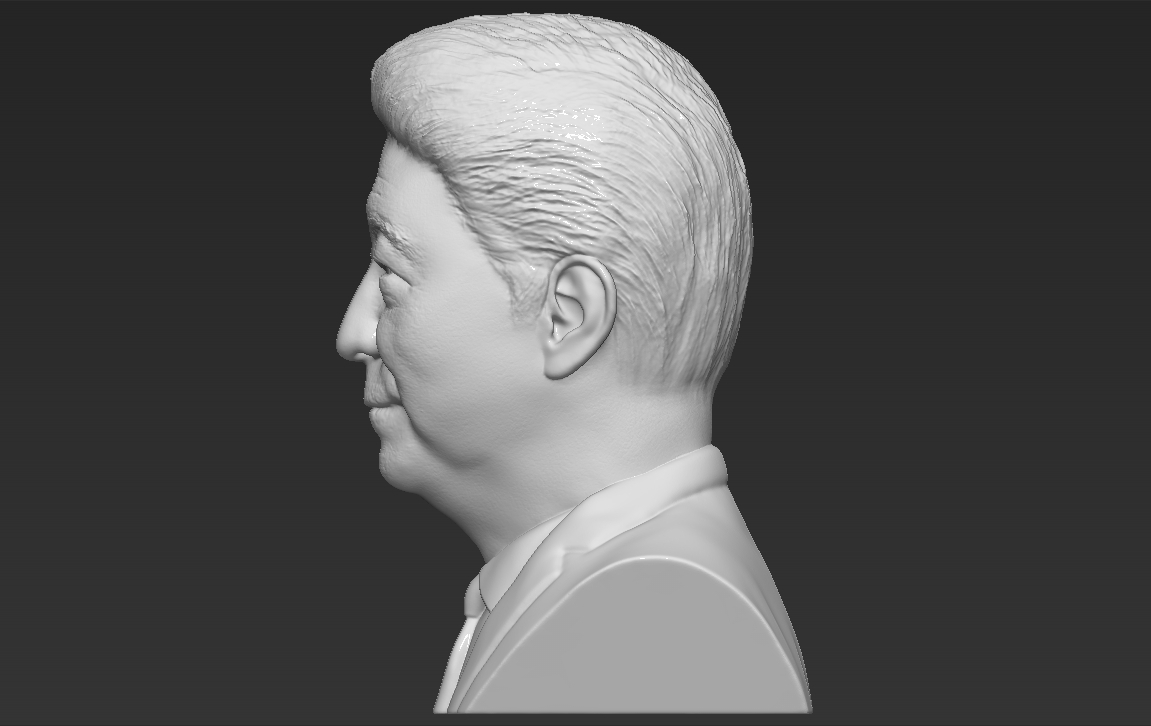 3D file Shinzo Abe bust 3D printing ready stl obj formats 👤 ・Template ...