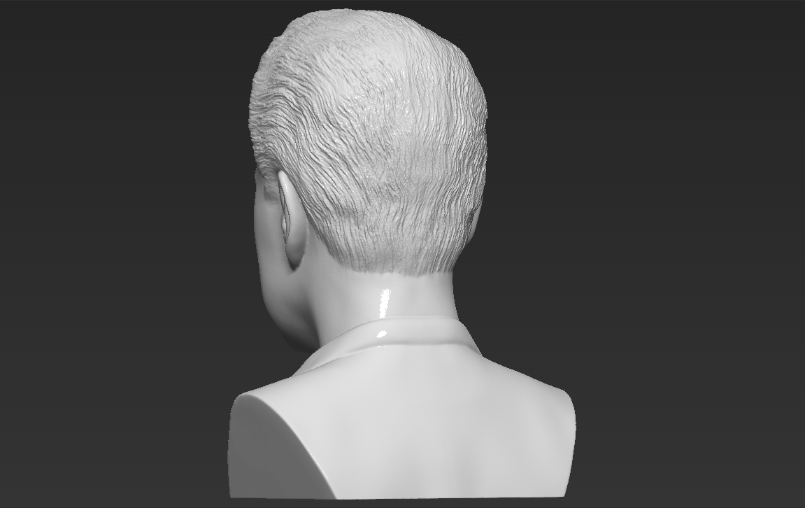 3D file President Bill Clinton bust 3D printing ready stl obj formats 👤 ...