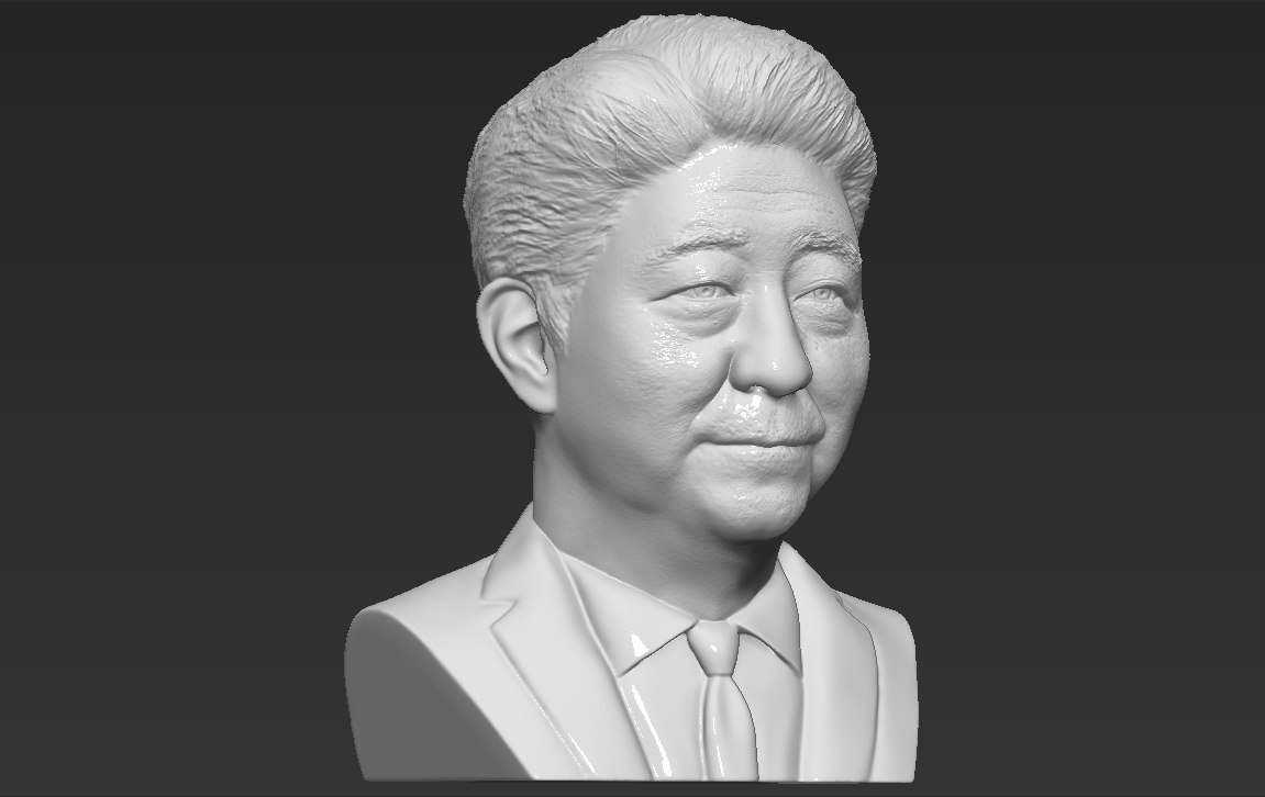 3D file Shinzo Abe bust 3D printing ready stl obj formats 👤 ・Template ...