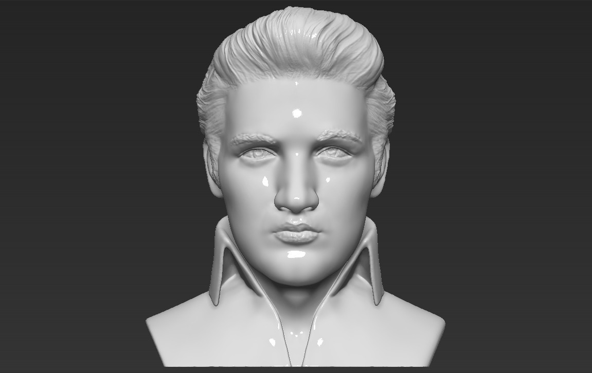 arquivo 3D Elvis Presley bust 3D printing ready stl obj 👤 ・Modelo para ...