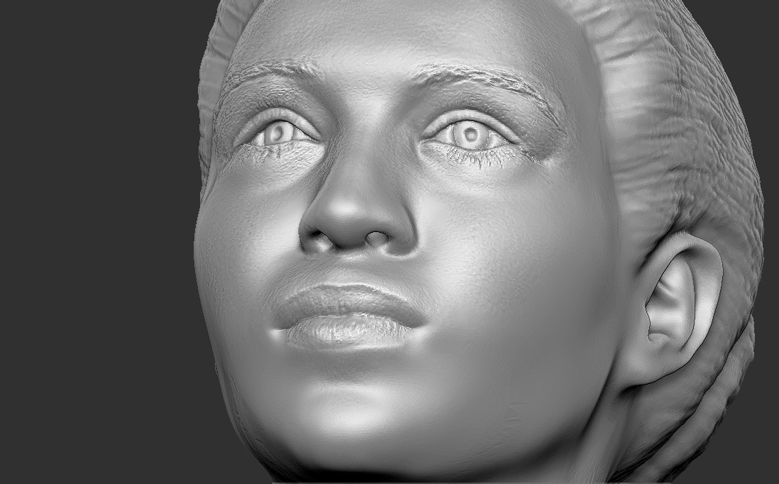 STL file Beautiful woman bust ready for full color 3D printing TYPE 2 👩 ...
