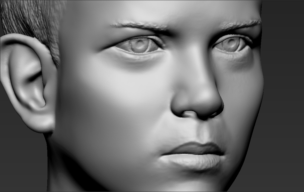 3D file Eleven Stranger Things bust 3D printing ready stl obj formats 👤 ...