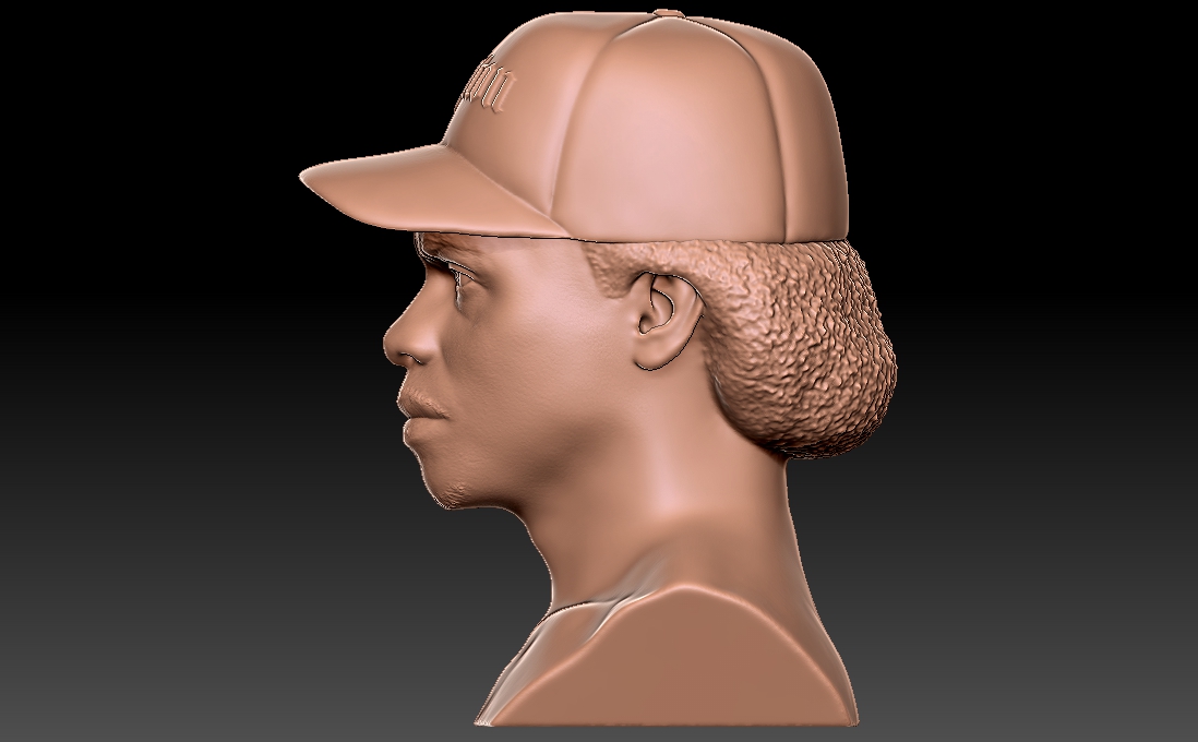 Файл STL Eazy-E bust for 3D printing 👤 (OBJ)・Дизайн 3D-печати для ...