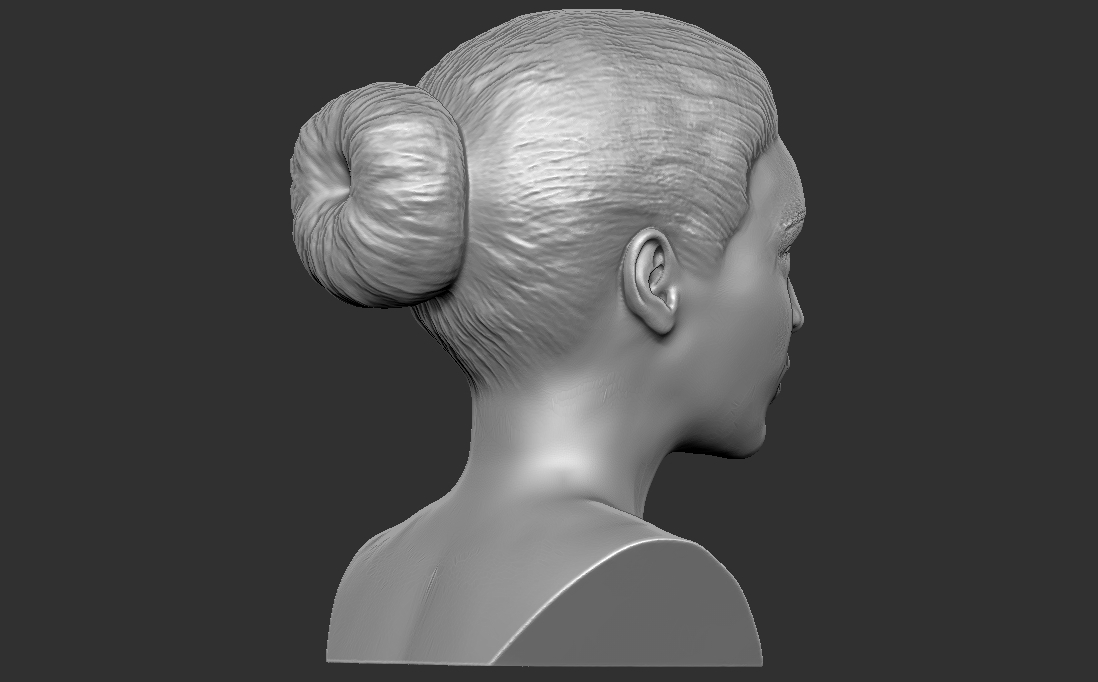 STL file Beautiful woman bust ready for full color 3D printing TYPE 2 👩 ...