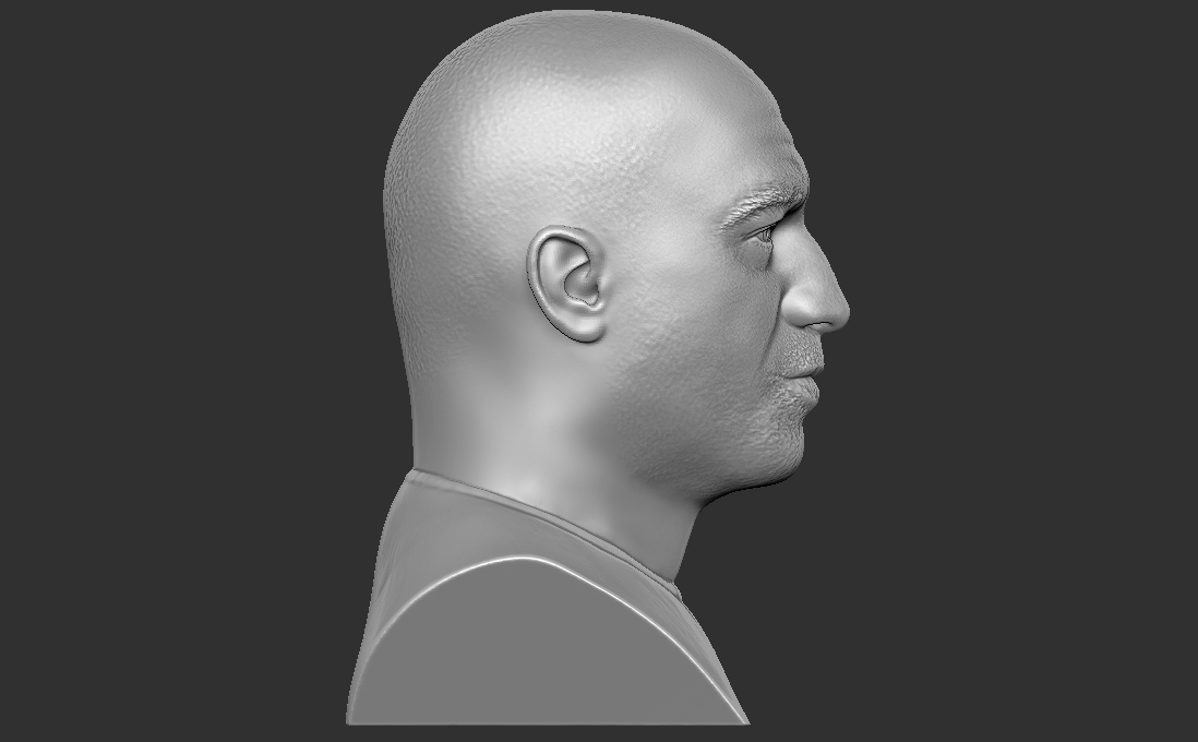 OBJ file Joe Rogan bust for 3D printing 👤 ・3D print design to download ...