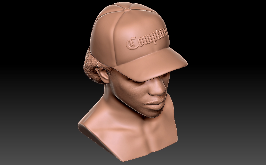 Файл STL Eazy-E bust for 3D printing 👤 (OBJ)・Дизайн 3D-печати для ...