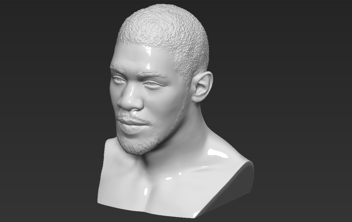 3D file Anthony Joshua bust 3D printing ready stl obj formats 👤 ・3D ...