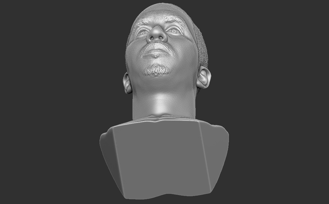 Archivo 3D P. Busto de Diddy formatos stl obj listos para imprimir en ...