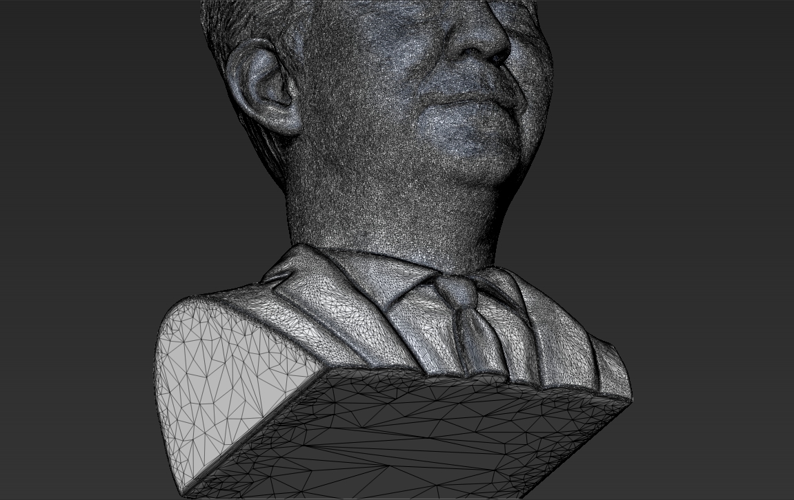 3D file Shinzo Abe bust 3D printing ready stl obj formats 👤 ・Template ...