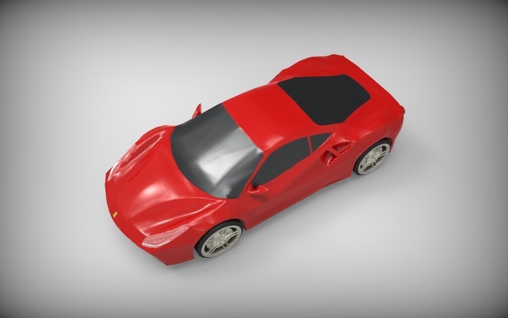 Free STL file Ferrari 488 GTB 🚗 ・3D printing template to download・Cults
