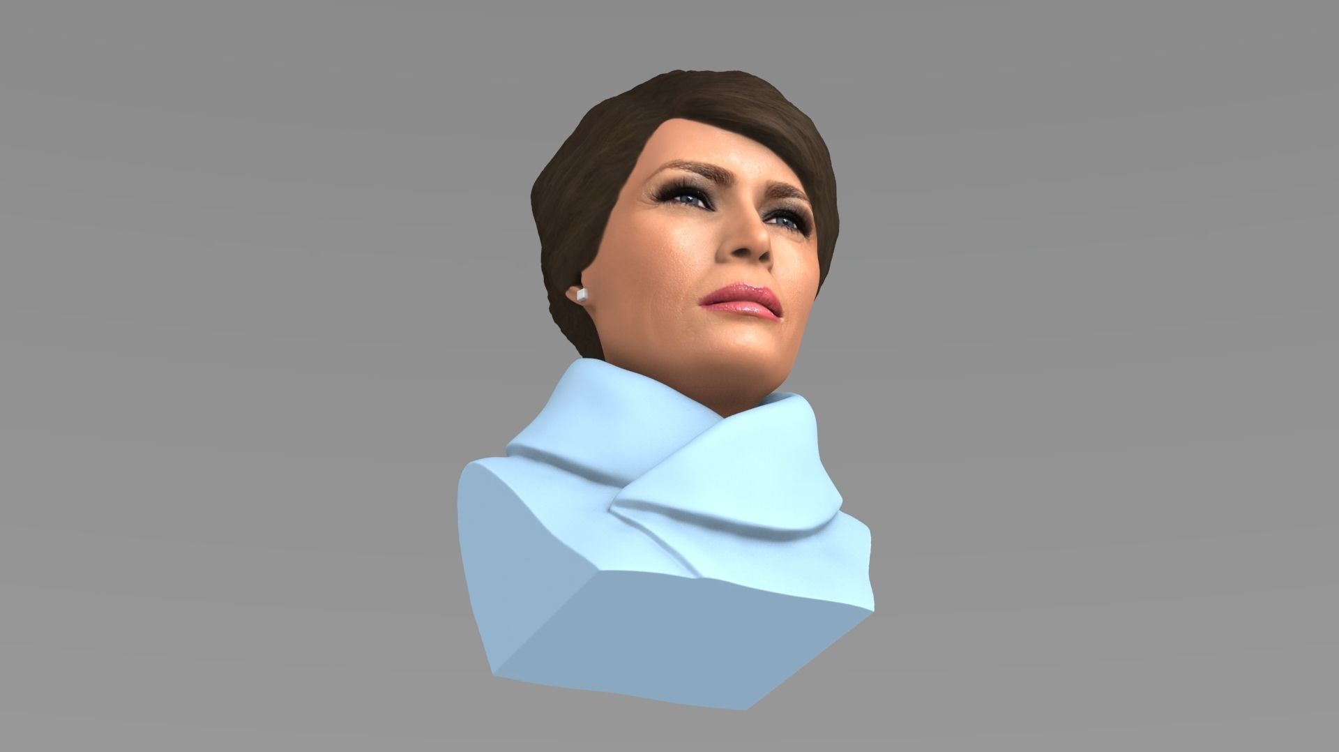 STL file Melania Trump bust ready for full color 3D printing 👤 ・3D ...