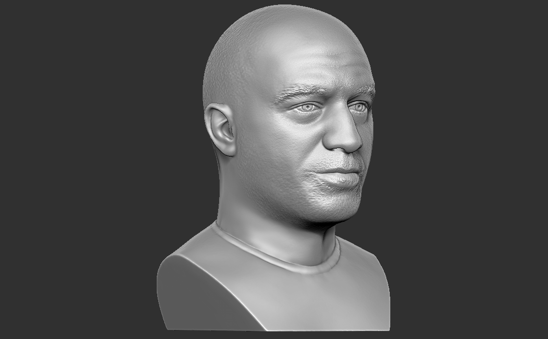 OBJ file Joe Rogan bust for 3D printing 👤 ・3D print design to download ...