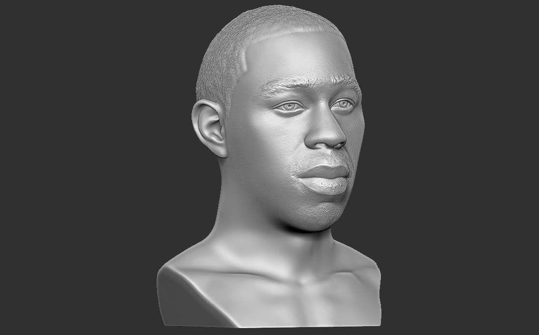 arquivo STL Tyler The Creator bust for 3D printing 👤 (OBJ)・design de ...