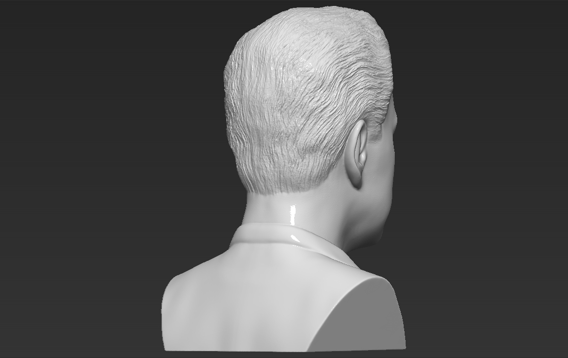 3D file President Bill Clinton bust 3D printing ready stl obj formats 👤 ...