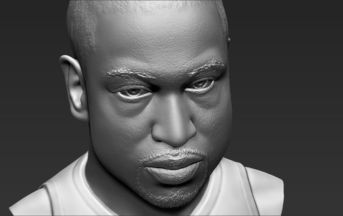 Файл 3D Dwyane Wade bust 3D printing ready stl obj formats 👤 ・Дизайн 3D ...