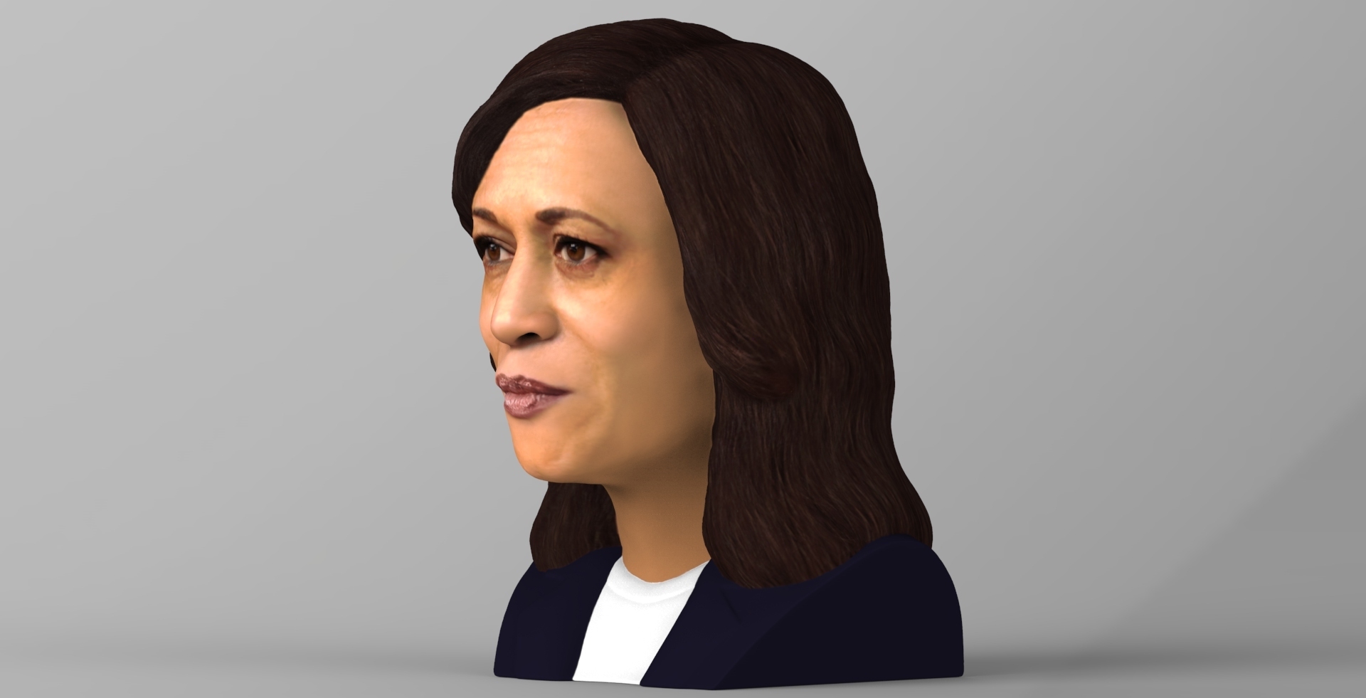 3D file Kamala Harris bust ready for full color 3D printing 👤 ・3D ...