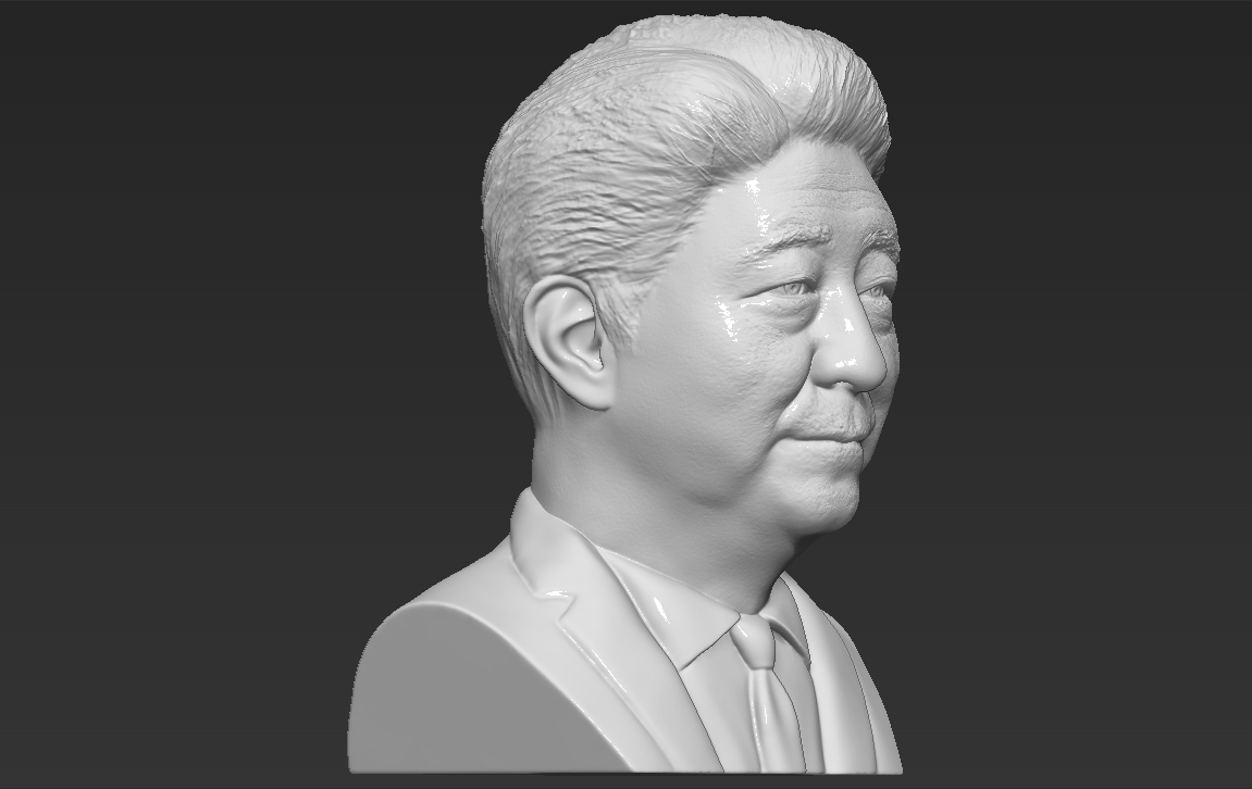 3D file Shinzo Abe bust 3D printing ready stl obj formats 👤 ・Template ...