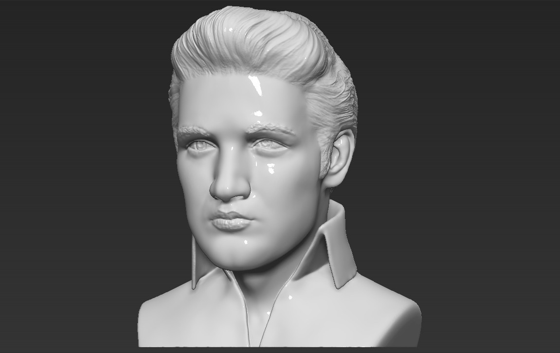arquivo 3D Elvis Presley bust 3D printing ready stl obj 👤 ・Modelo para ...