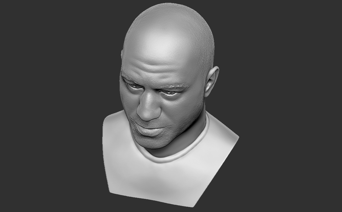 OBJ file Joe Rogan bust for 3D printing 👤 ・3D print design to download ...