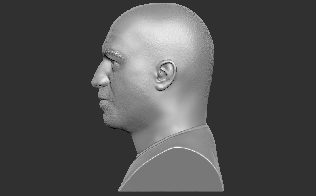 OBJ file Joe Rogan bust for 3D printing 👤 ・3D print design to download ...