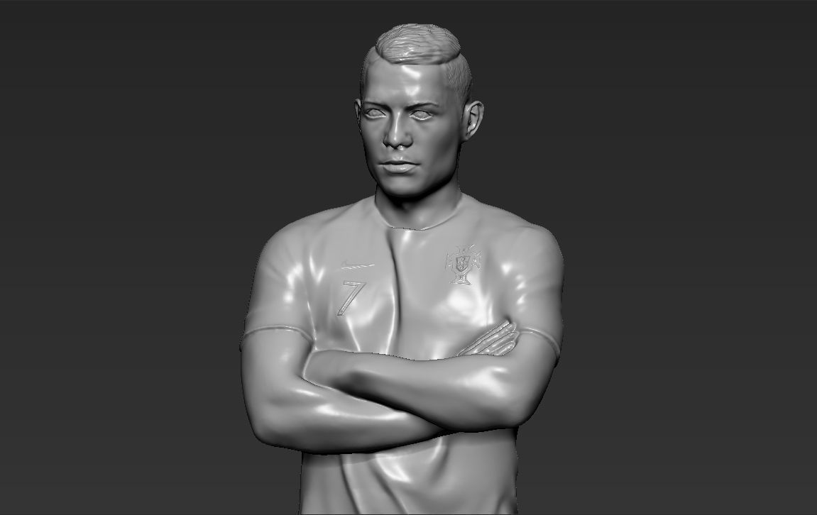 Archivo STL Cristiano Ronaldo Portugal Impresión 3D ready stl obj 🇵🇹 ...