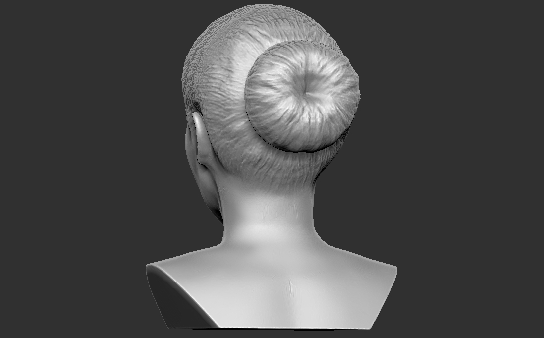 STL file Beautiful woman bust ready for full color 3D printing TYPE 2 👩 ...