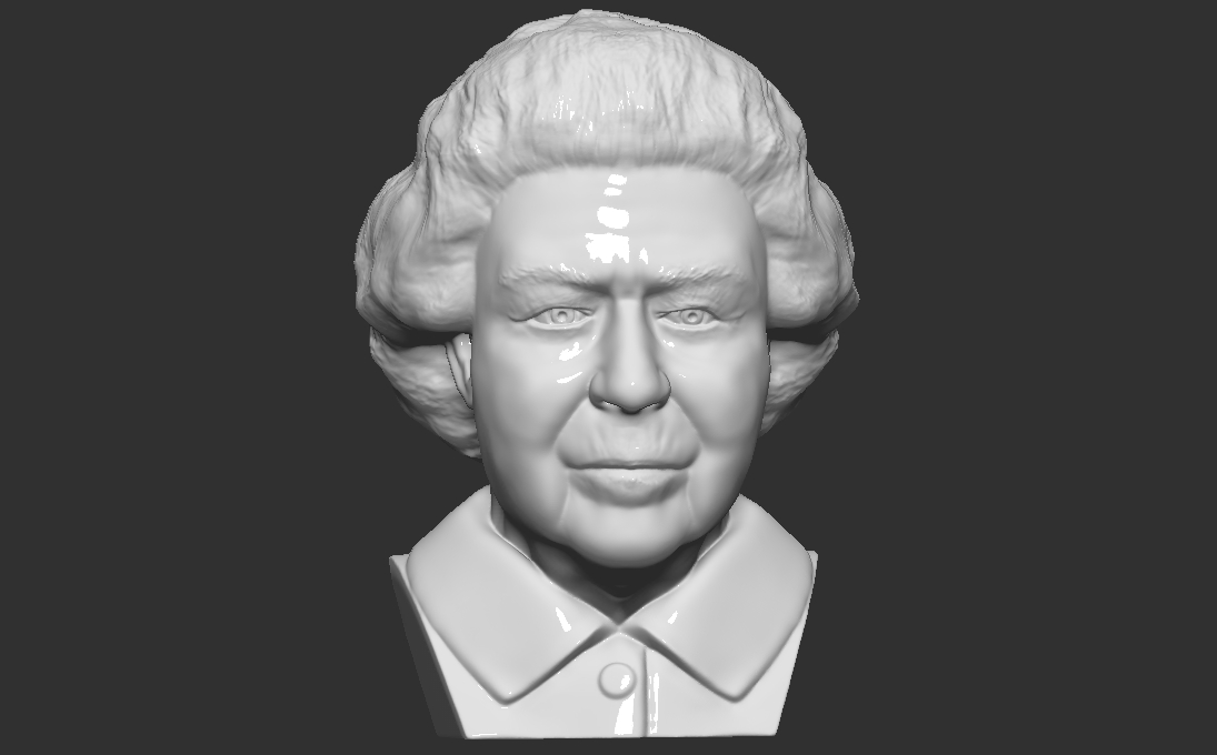 STL file Queen Elizabeth II bust 3D printing ready stl obj 👸 (OBJ)・3D ...