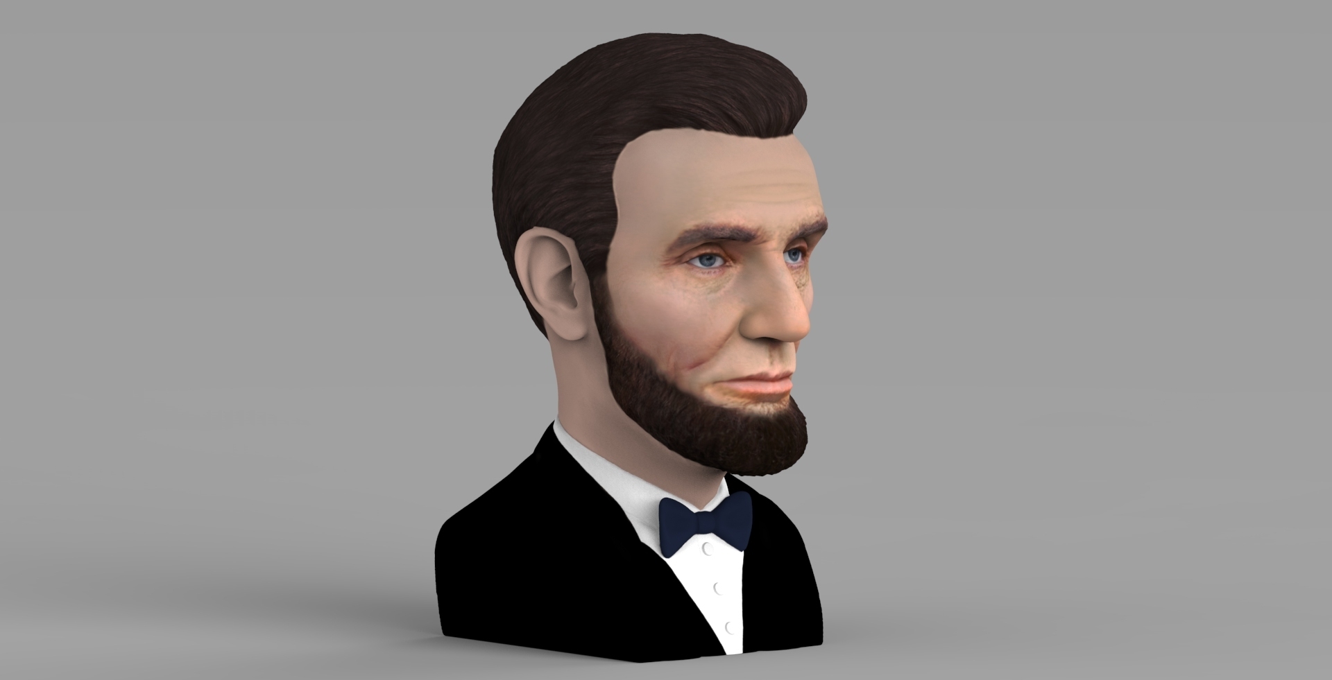 3D file Abraham Lincoln bust ready for full color 3D printing 👤 ・3D ...