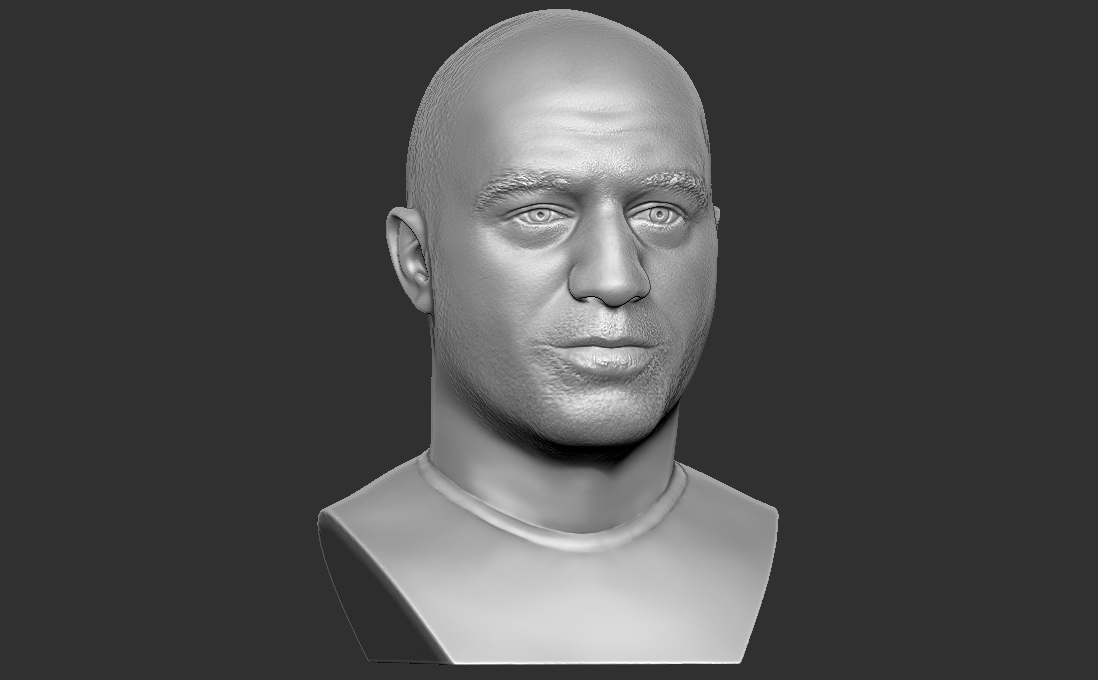 OBJ file Joe Rogan bust for 3D printing 👤 ・3D print design to download ...