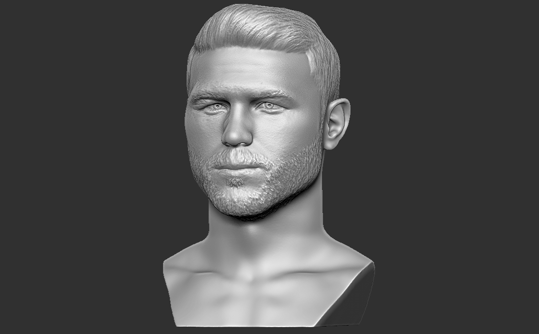 STL file Canelo Alvarez bust for 3D printing 👤 (OBJ)・Template to ...