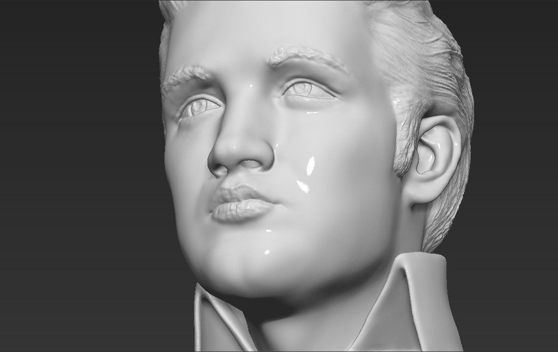 arquivo 3D Elvis Presley bust 3D printing ready stl obj 👤 ・Modelo para ...