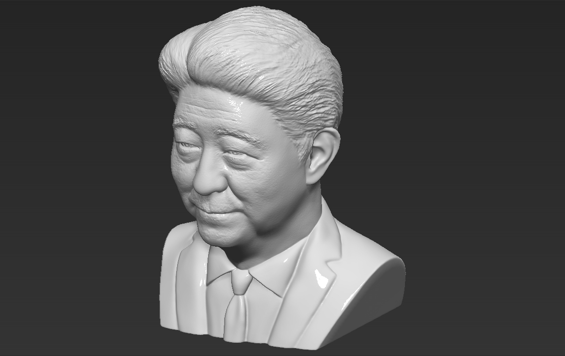 3D file Shinzo Abe bust 3D printing ready stl obj formats 👤 ・Template ...