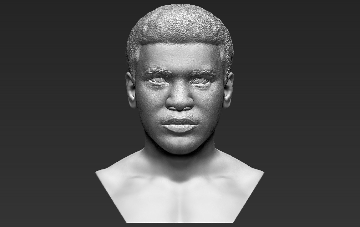 3D file Muhammad Ali bust 3D printing ready stl obj 👤 ・3D printable ...