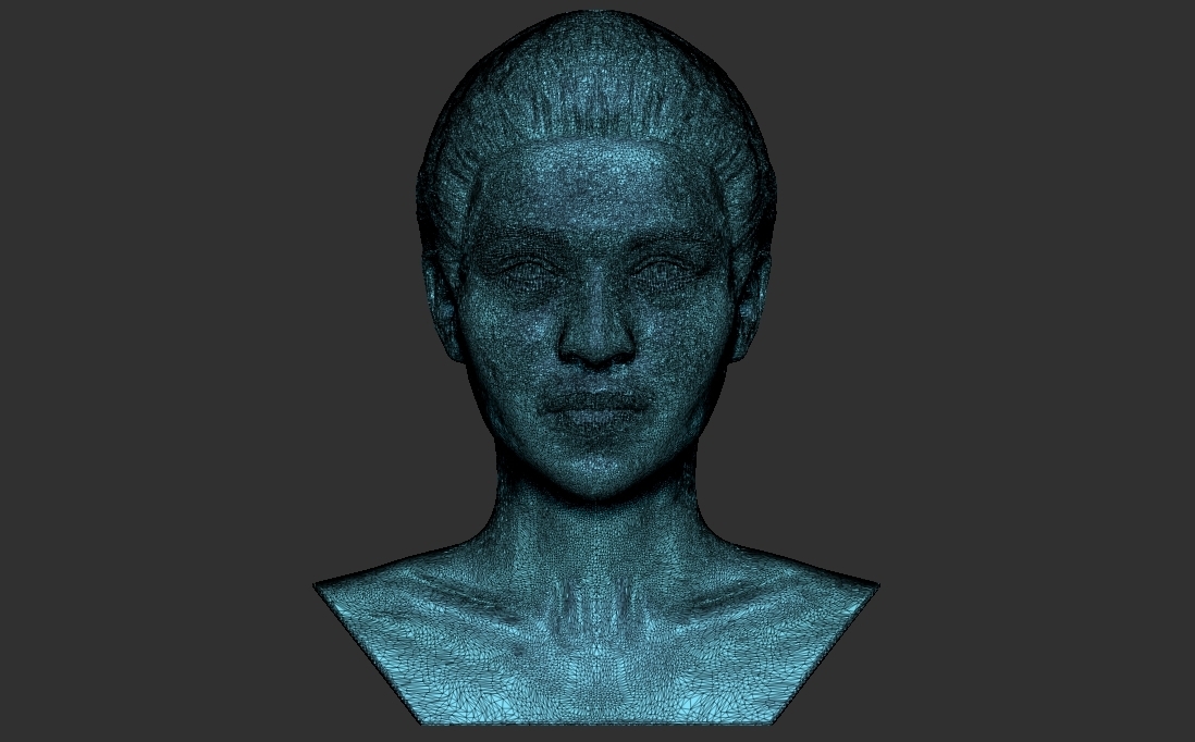 STL file Beautiful woman bust ready for full color 3D printing TYPE 2 👩 ...