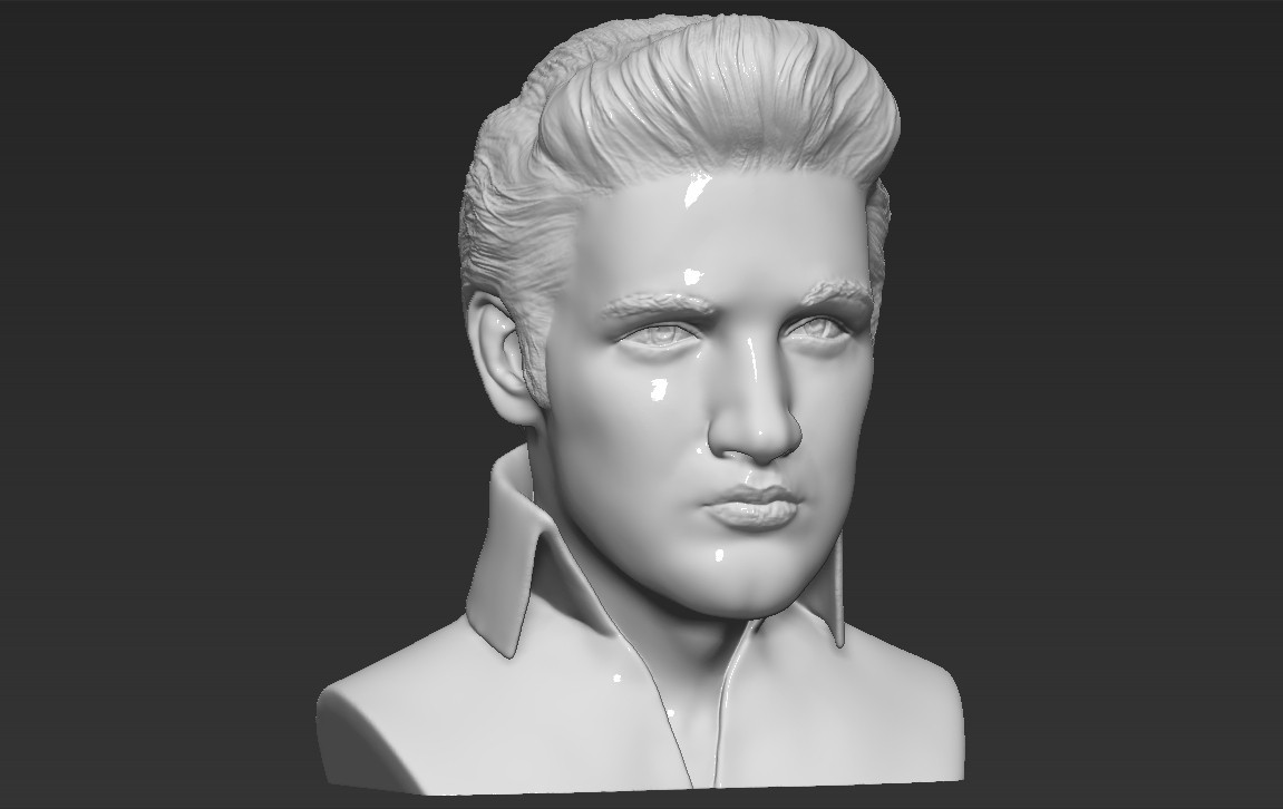 arquivo 3D Elvis Presley bust 3D printing ready stl obj 👤 ・Modelo para ...