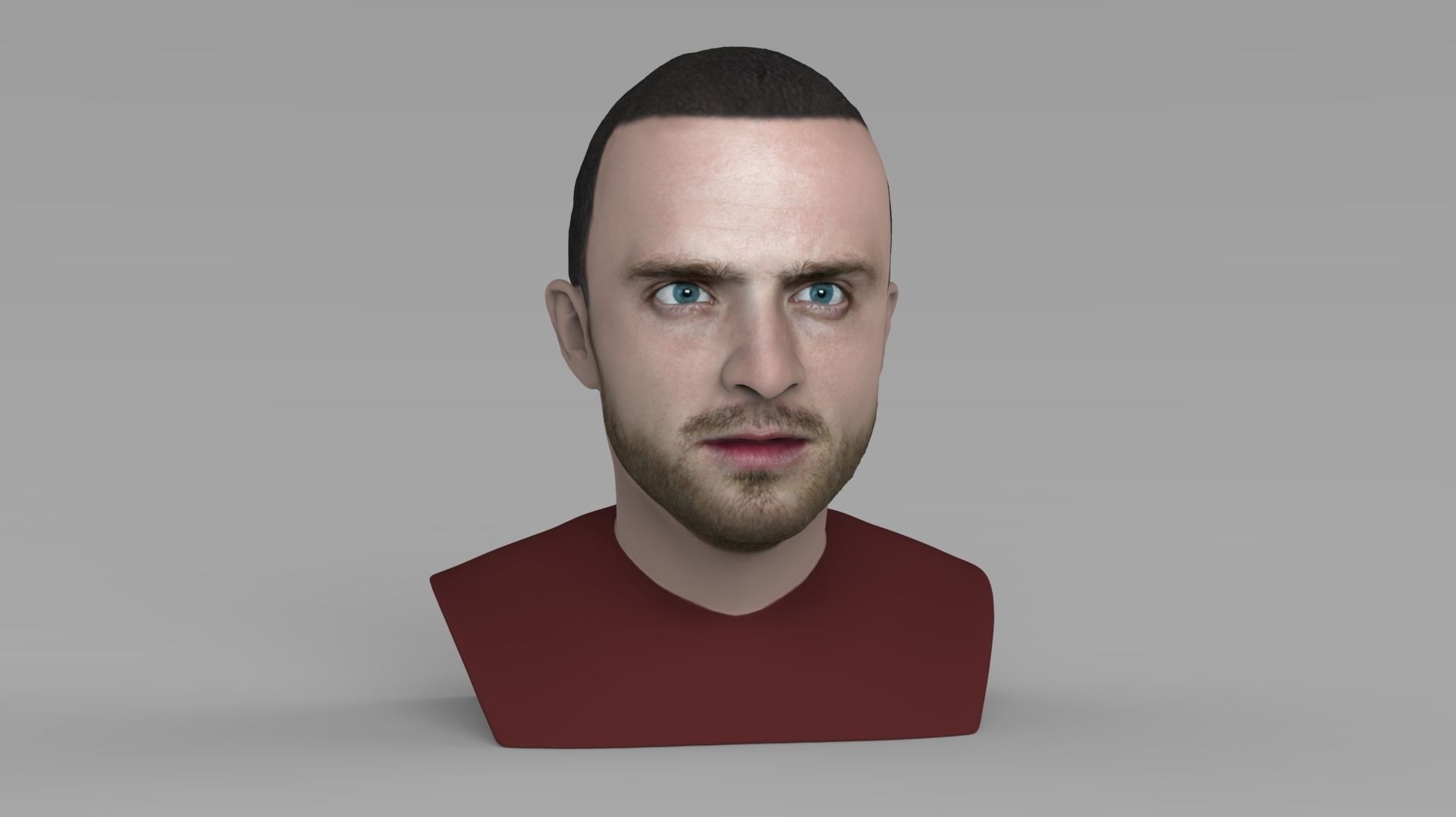 arquivo STL Jesse Pinkman Breaking Bad bust ready for full color 3D ...