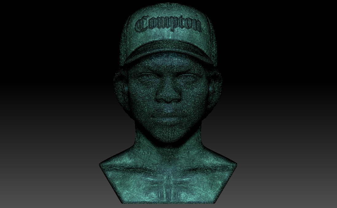 Файл STL Eazy-E bust for 3D printing 👤 (OBJ)・Дизайн 3D-печати для ...