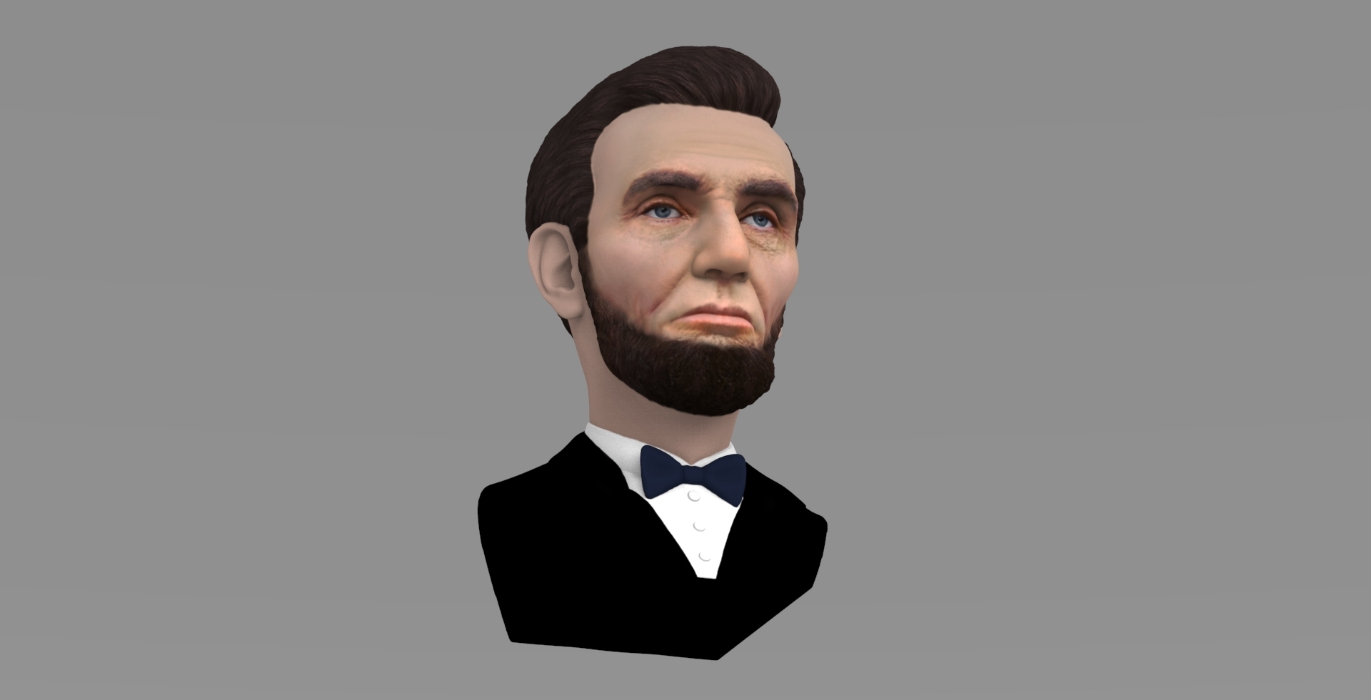 3D file Abraham Lincoln bust ready for full color 3D printing 👤 ・3D ...