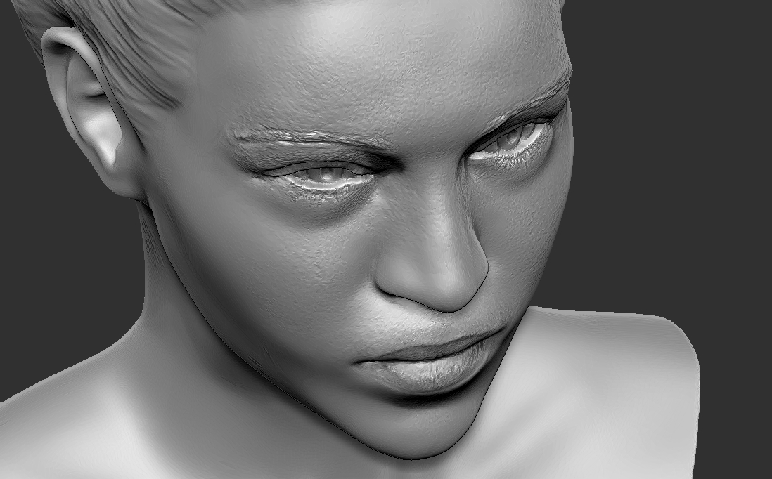 STL file Beautiful woman bust ready for full color 3D printing TYPE 2 👩 ...