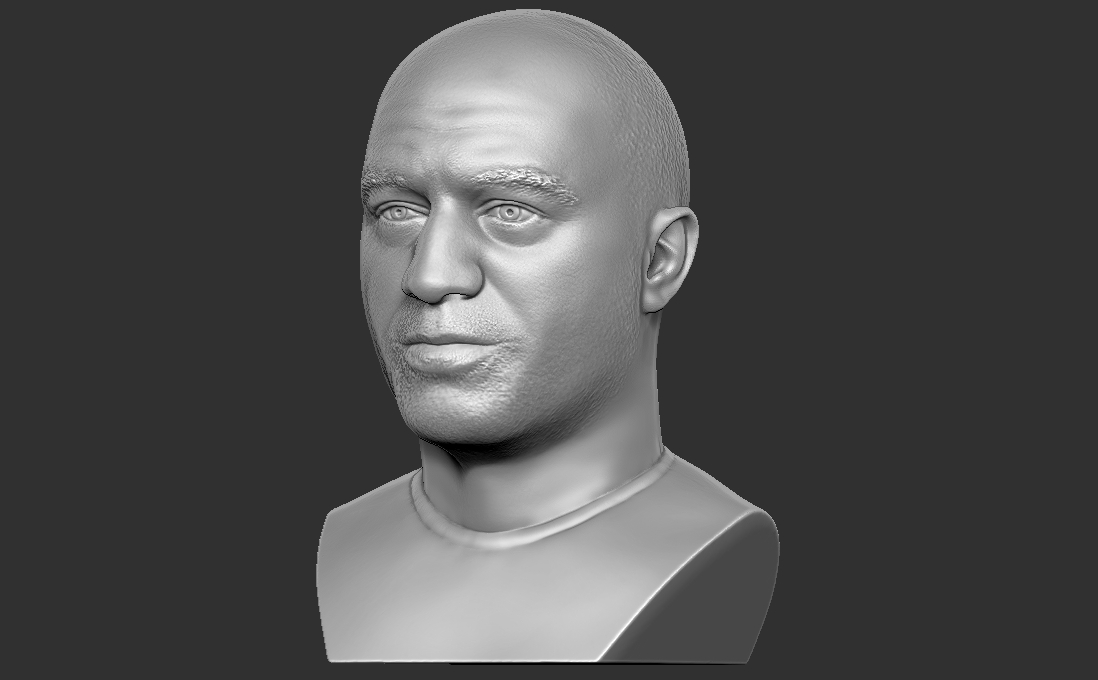 OBJ file Joe Rogan bust for 3D printing 👤 ・3D print design to download ...