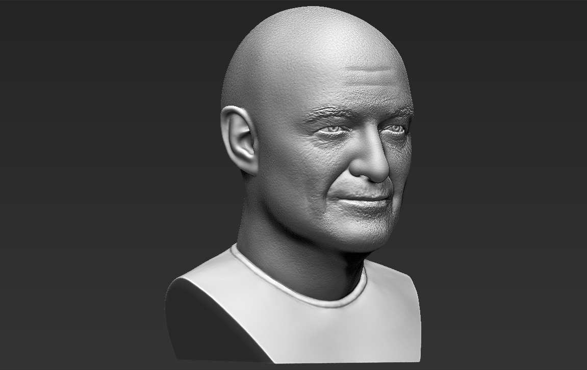 3D file John Locke from Lost bust 3D printing ready stl obj formats 👤 ...