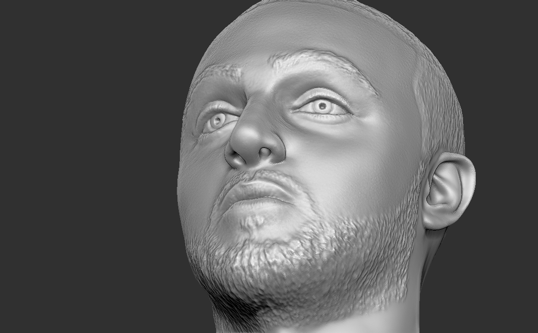 STL file Mac Miller bust for 3D printing 👤 (OBJ)・3D printing model to ...