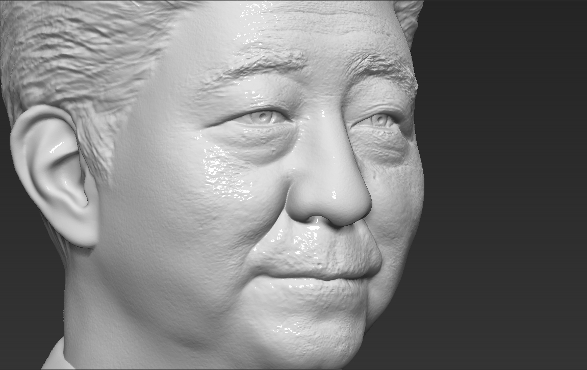 3D file Shinzo Abe bust 3D printing ready stl obj formats 👤 ・Template ...
