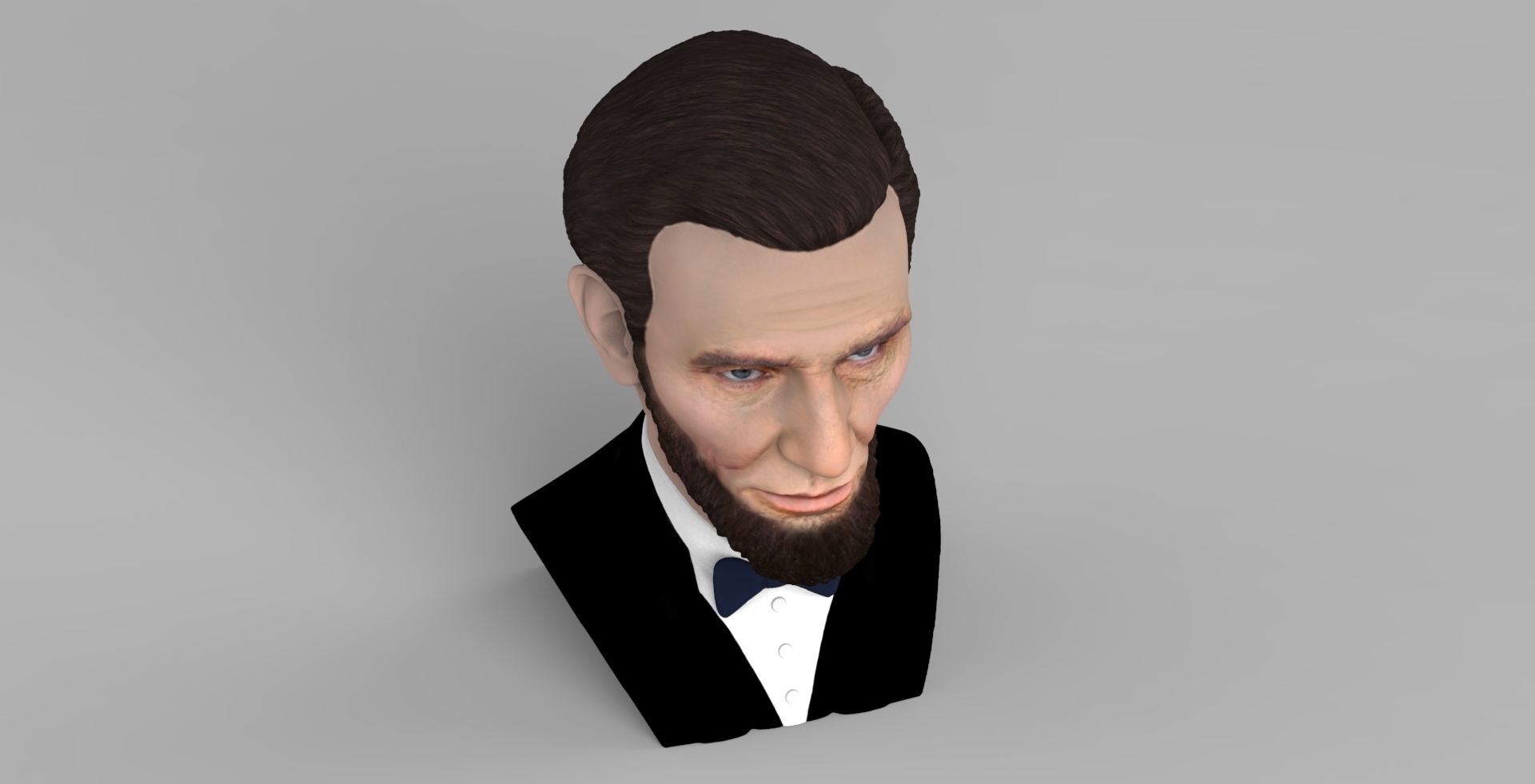 3D file Abraham Lincoln bust ready for full color 3D printing 👤 ・3D ...
