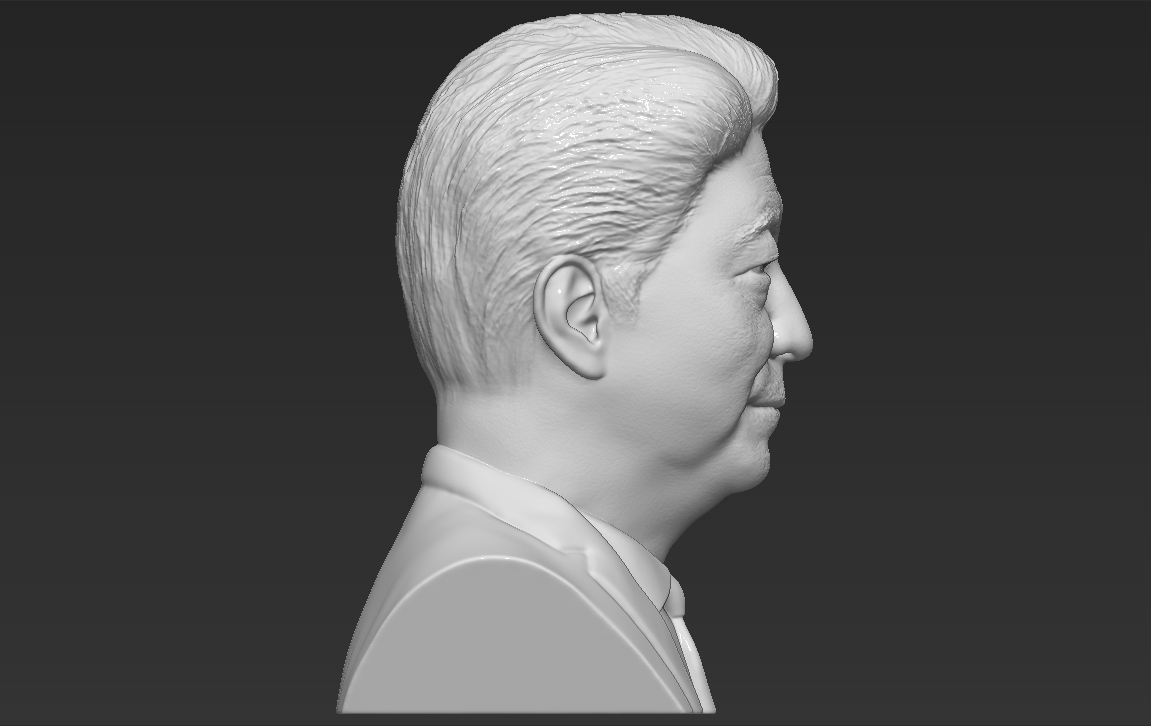 3D file Shinzo Abe bust 3D printing ready stl obj formats 👤 ・Template ...