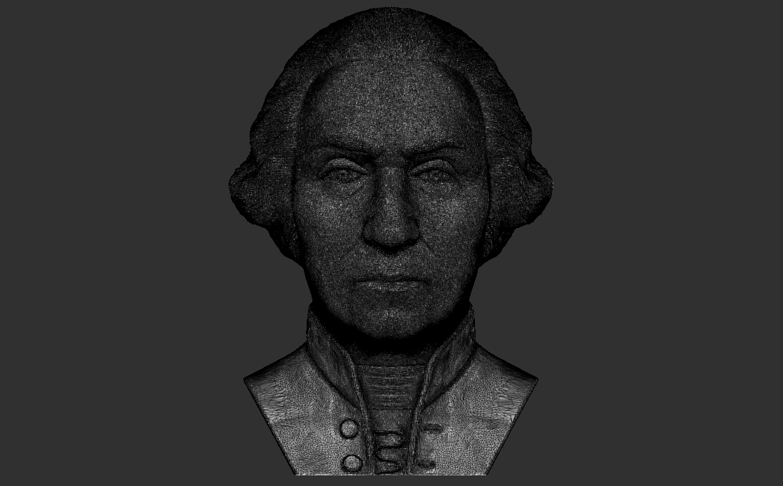 arquivo 3D Busto de George Washington formatos stl obj listos para ...