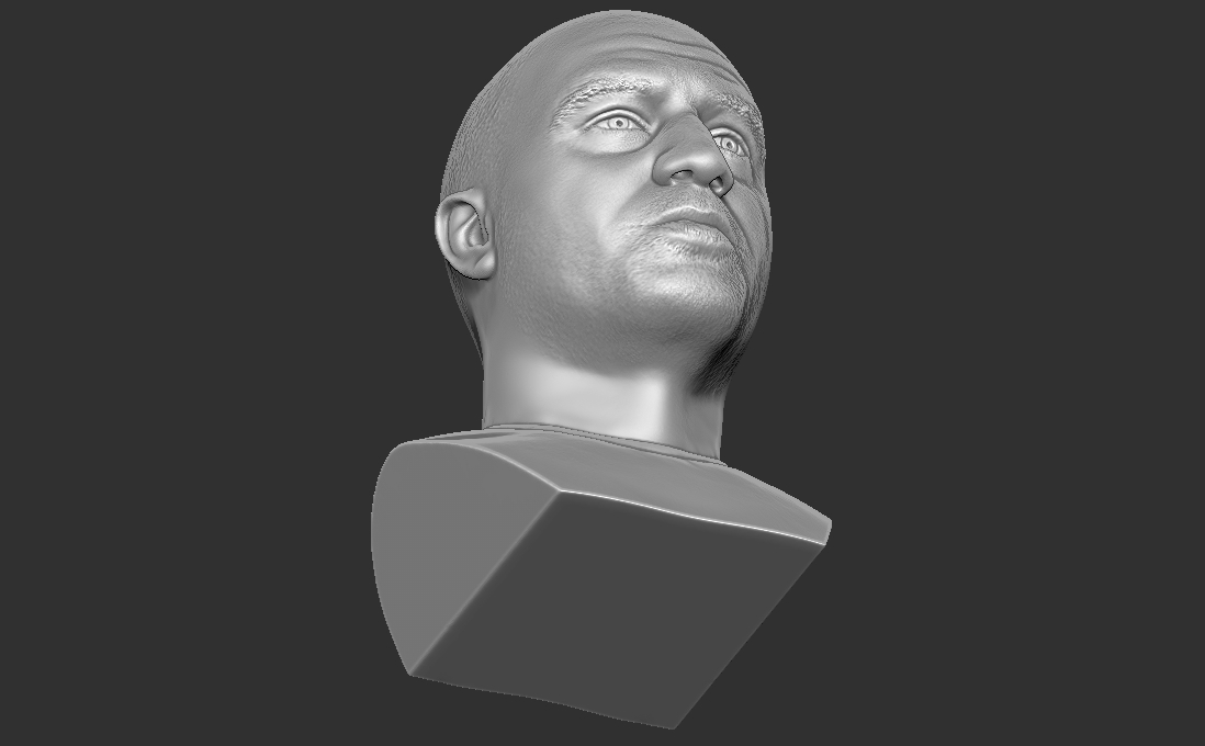 OBJ file Joe Rogan bust for 3D printing 👤 ・3D print design to download ...