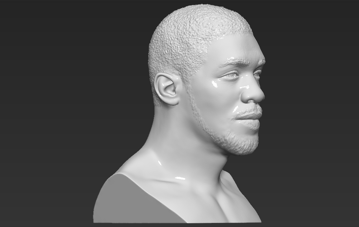 3D file Anthony Joshua bust 3D printing ready stl obj formats 👤 ・3D ...