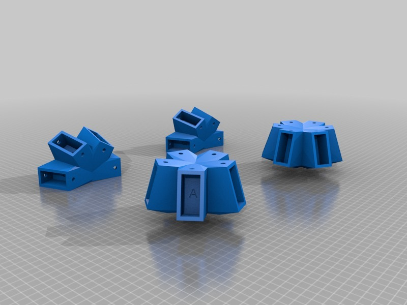 Free 3D file Dome Connectors 1x2 Lumber 👽 ・3D printing model to ...