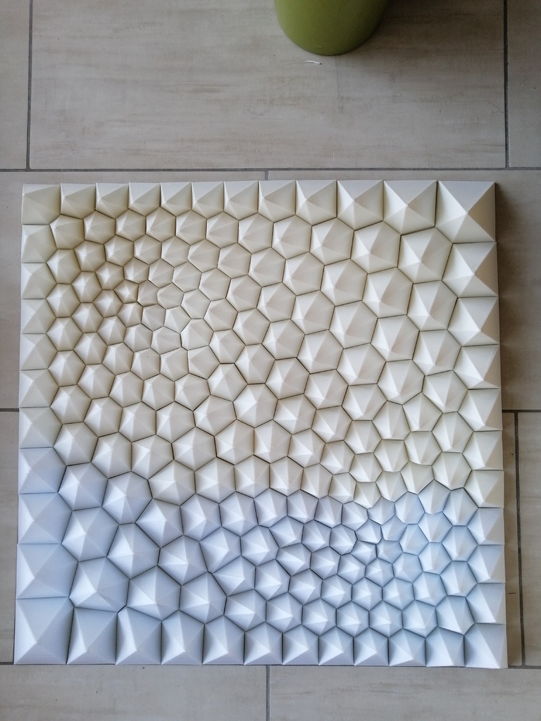 🌋 parametric-wall-3d-volcano・Free STL File for 3D printing・Cults